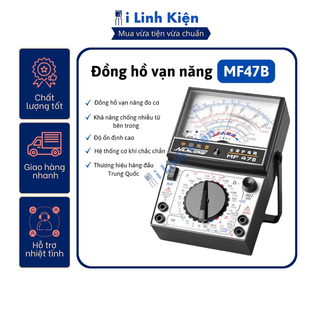 Đồng hồ vạn năng MF47B đồng hồ cơ đo điện thông minh chính hãng | Shopee Việt Nam