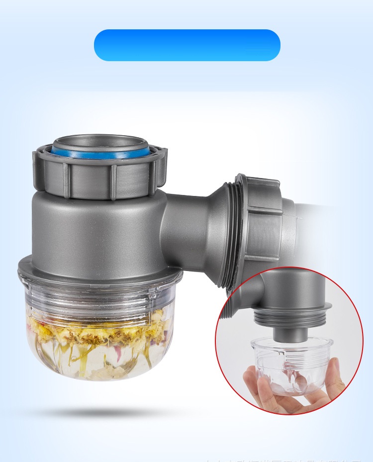 Bộ xiphong thoát nước ngăn mùi chống tắc nghẽn bồn rửa bát | Shopee ...