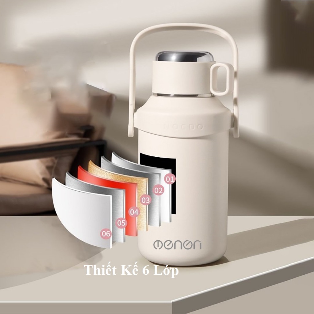 Bình Giữ Nhiệt INOX 316 1200ml Giữ Nhiệt 24h An Toàn Sức Khoẻ Khi Sử ...