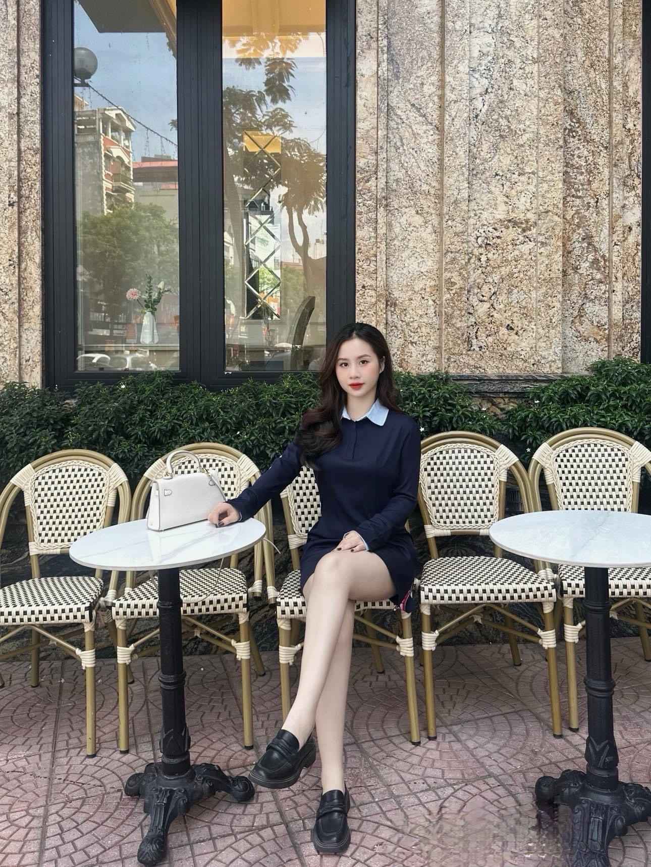 Đầm sơ mi nữ phối Quảng Châu thiết kế cổ sen tiểu thư siêu tôn dáng ...