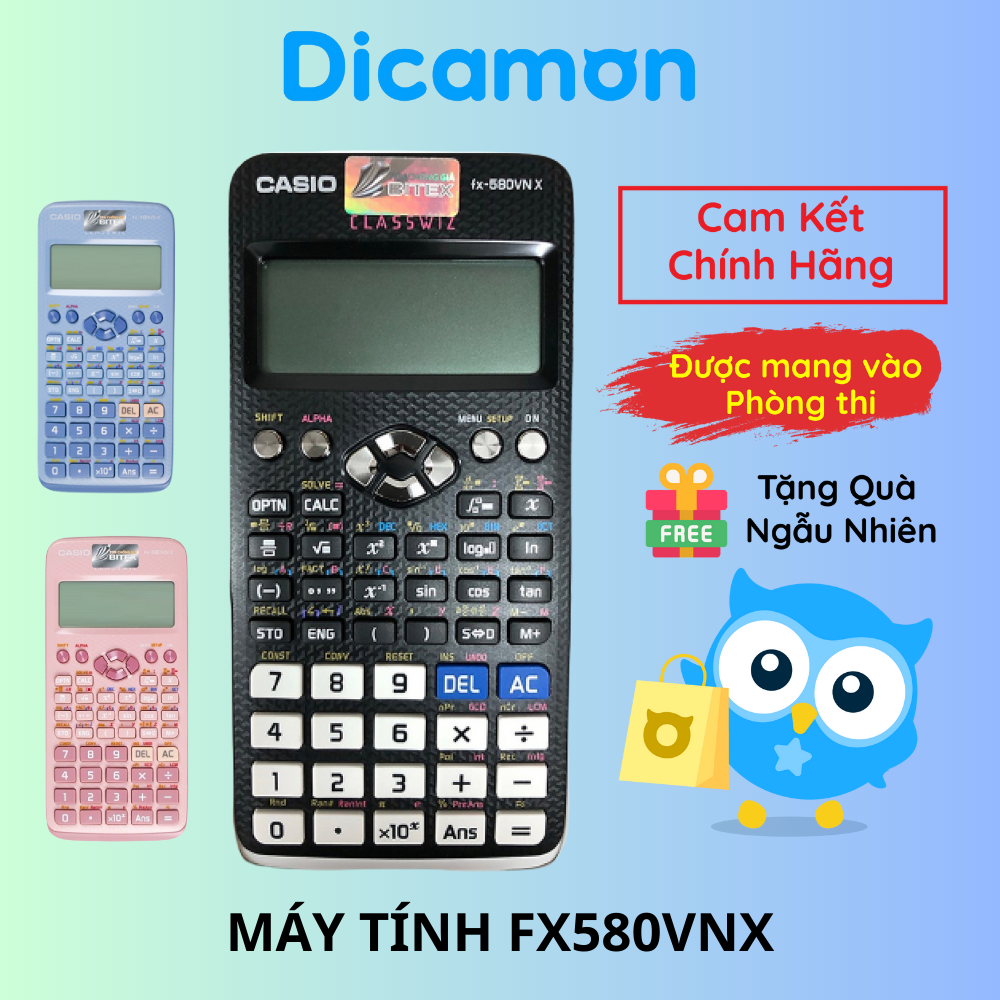 Máy tính Casio 580, máy tính Casio Fx 580vnx chính hãng Dicamon Shop ...