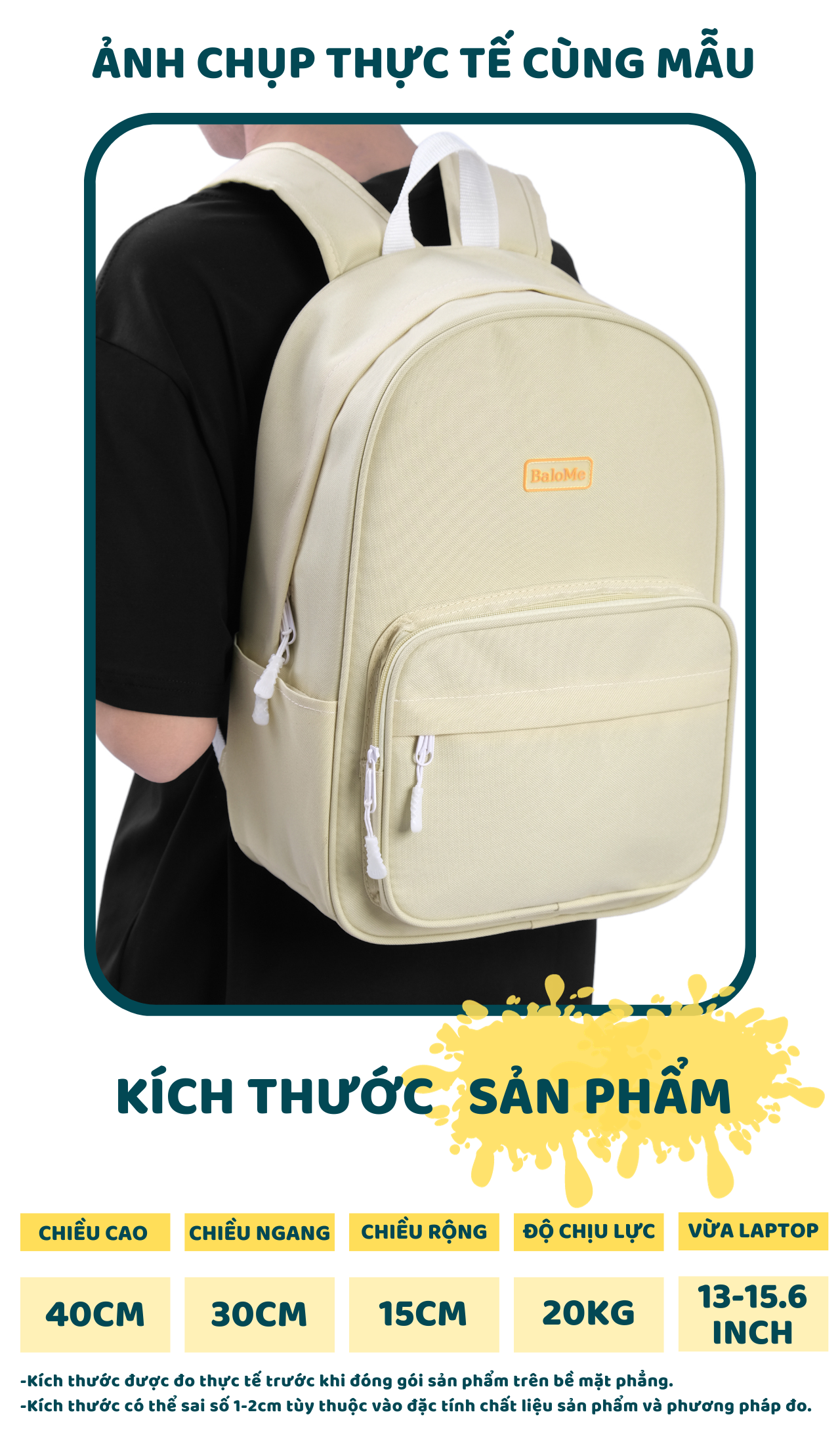 Balo Cao Cấp Đi Học Nam Nữ thương hiệu BaloMe, Balo Thời Trang Nam Nữ ...