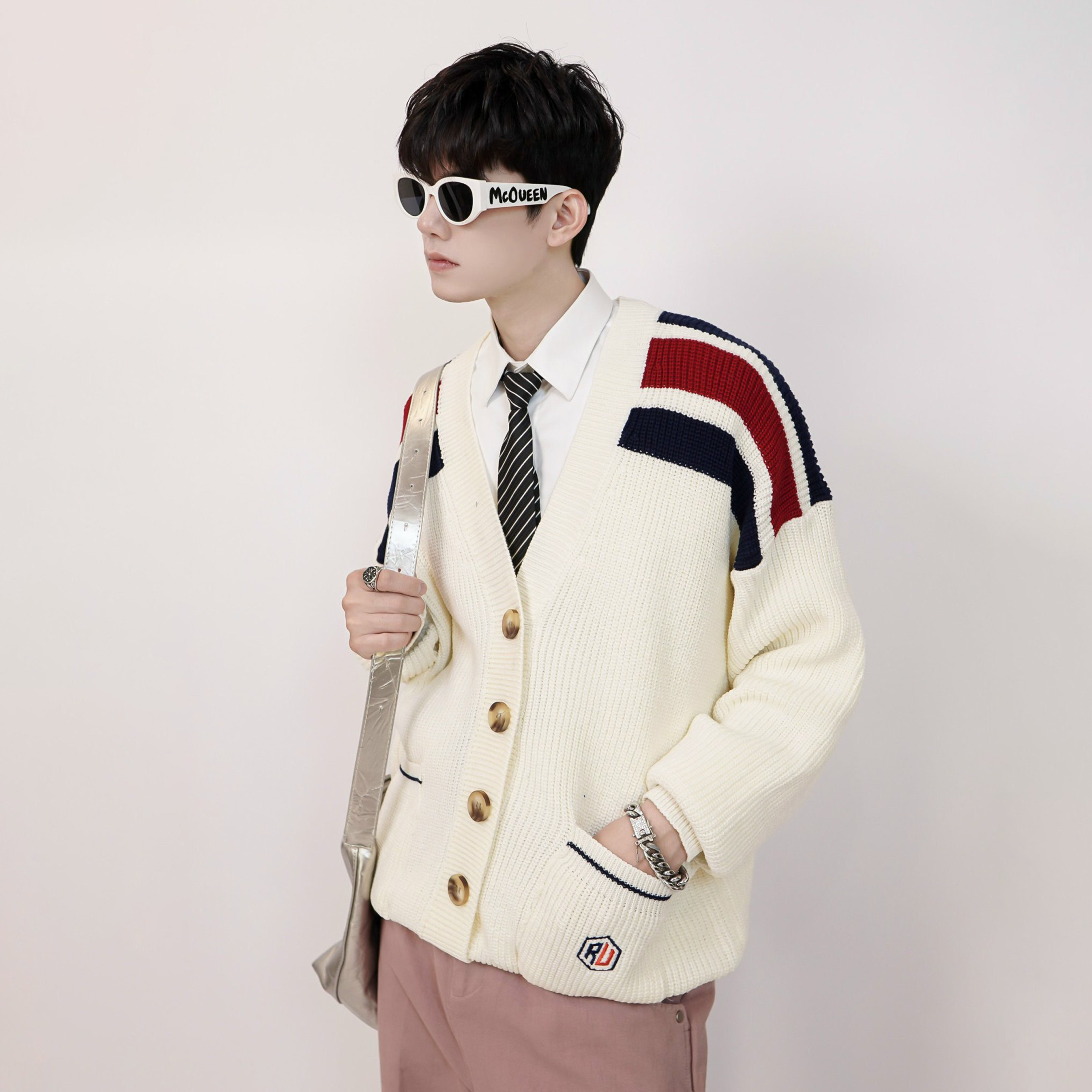 Áo Cardigan len RvR Lucy Cream, áo Cardigan khoác ngoài form rộng ...