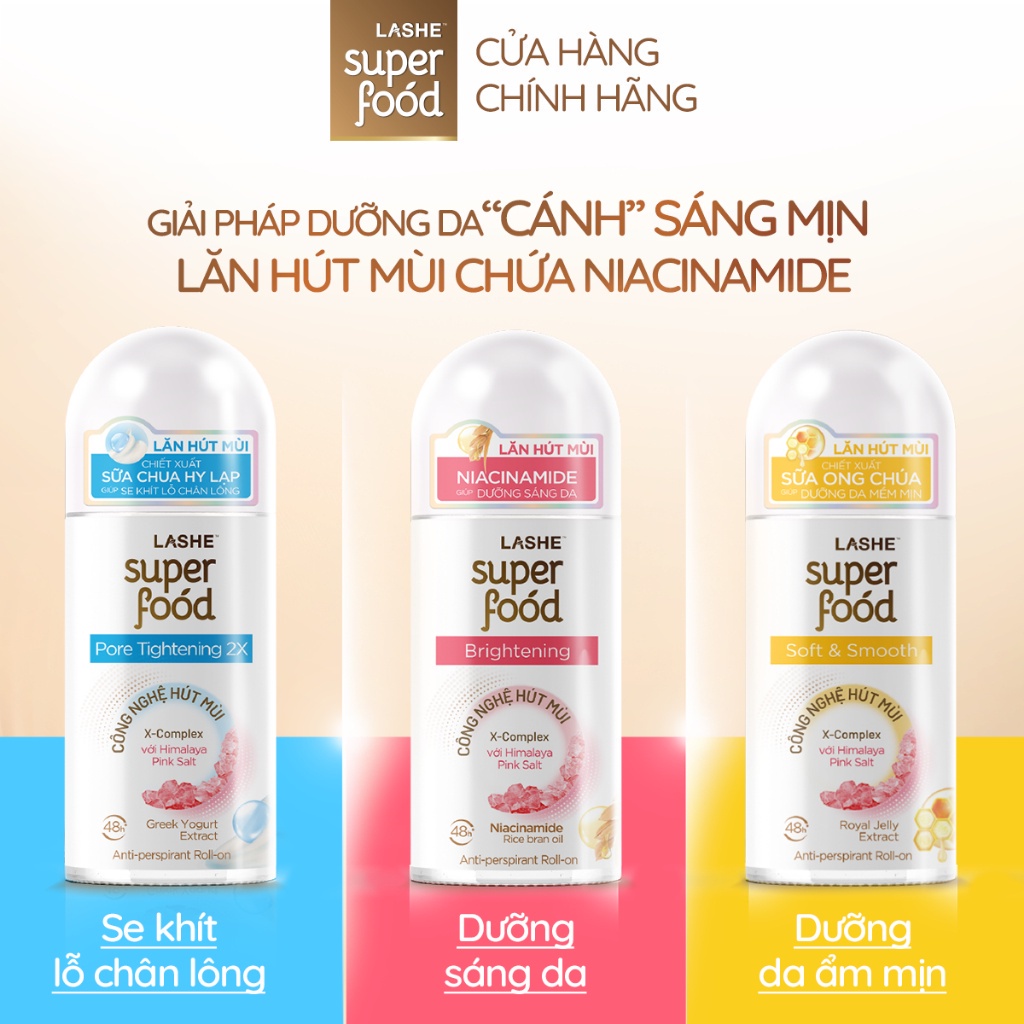 [Gift Quấn Kèm Ngẫu Nhiên] Lăn Khử Mùi 50Ml Tặng Lăn Khử Mùi 40Ml Lashe ...