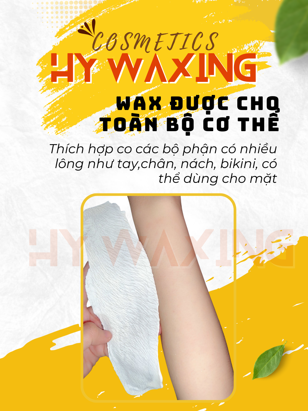[ẨN TÊN SP] Sáp Wax Lông Sữa Dừa Tiệm HY WAXING Cao Cấp cho Da Nhạy Cảm ...