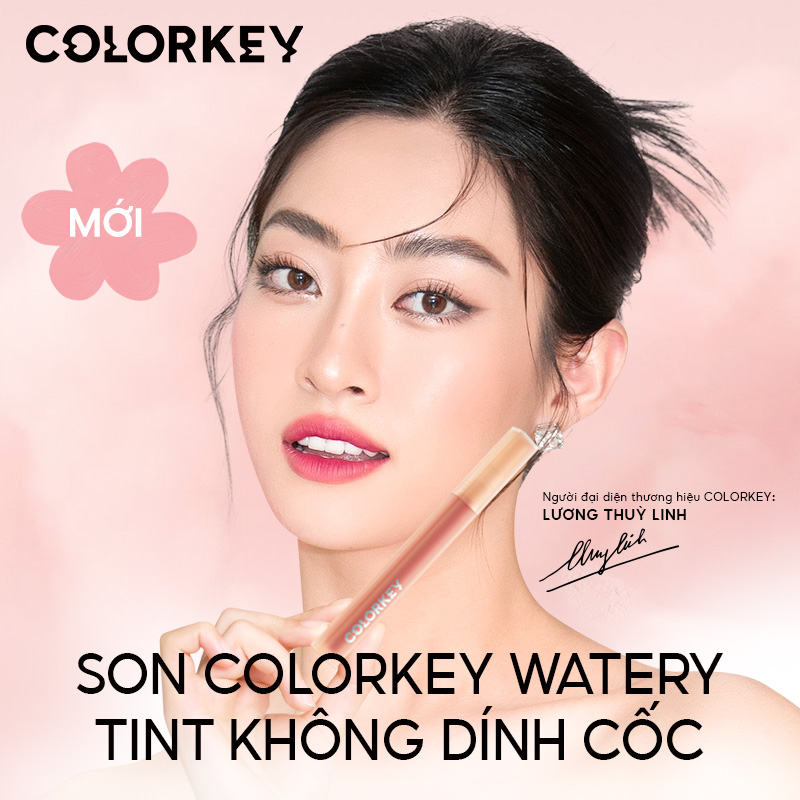 Set 4 Thỏi Son COLORKEY Watery Tint Bền Màu Lâu Trôi, Không Dính Cốc ...