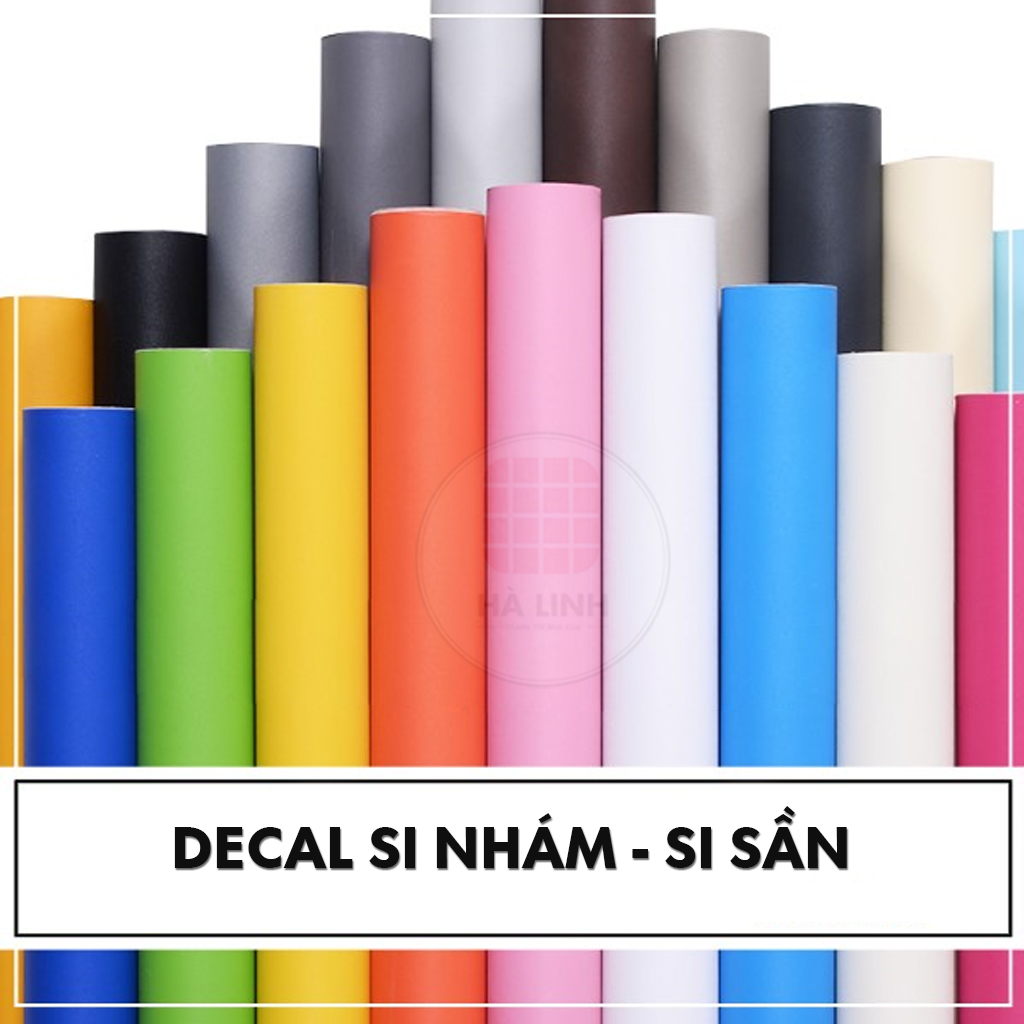 Decal trắng nhám dán tủ bàn, decal dán kính kiếng, giấy dán tường màu ...