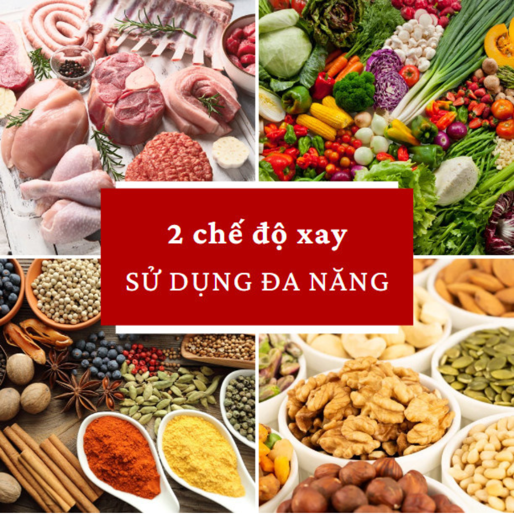Máy Xay Đa Năng 3S Lazychef - Máy Xay Thịt 4 lưỡi, Cối Xay Thịt Thủy ...