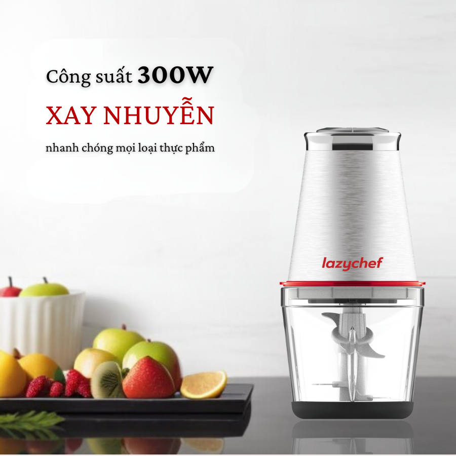 Máy Xay Đa Năng 3S Lazychef - Máy Xay Thịt 4 lưỡi, Cối Xay Thịt Thủy ...