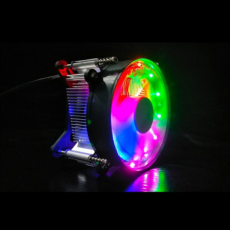 Quạt tản nhiệt CPU Led rainbow 11X for Intell lõi đồng nguyên chất cho ...