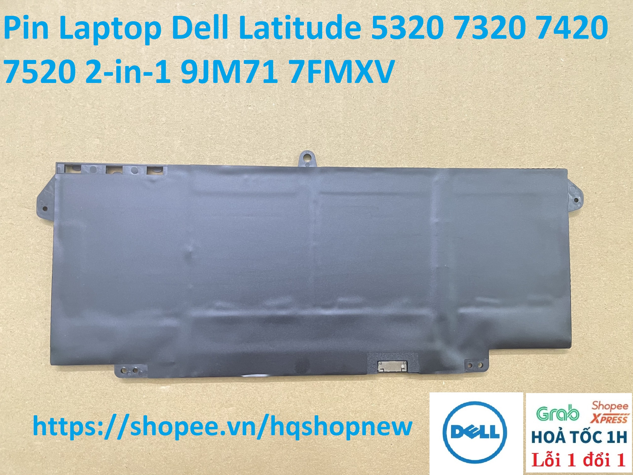 ⚡️ Pin Laptop Dell Latitude 5320 7320 7420 7520 2-in-1 9JM71 7FMXV ...