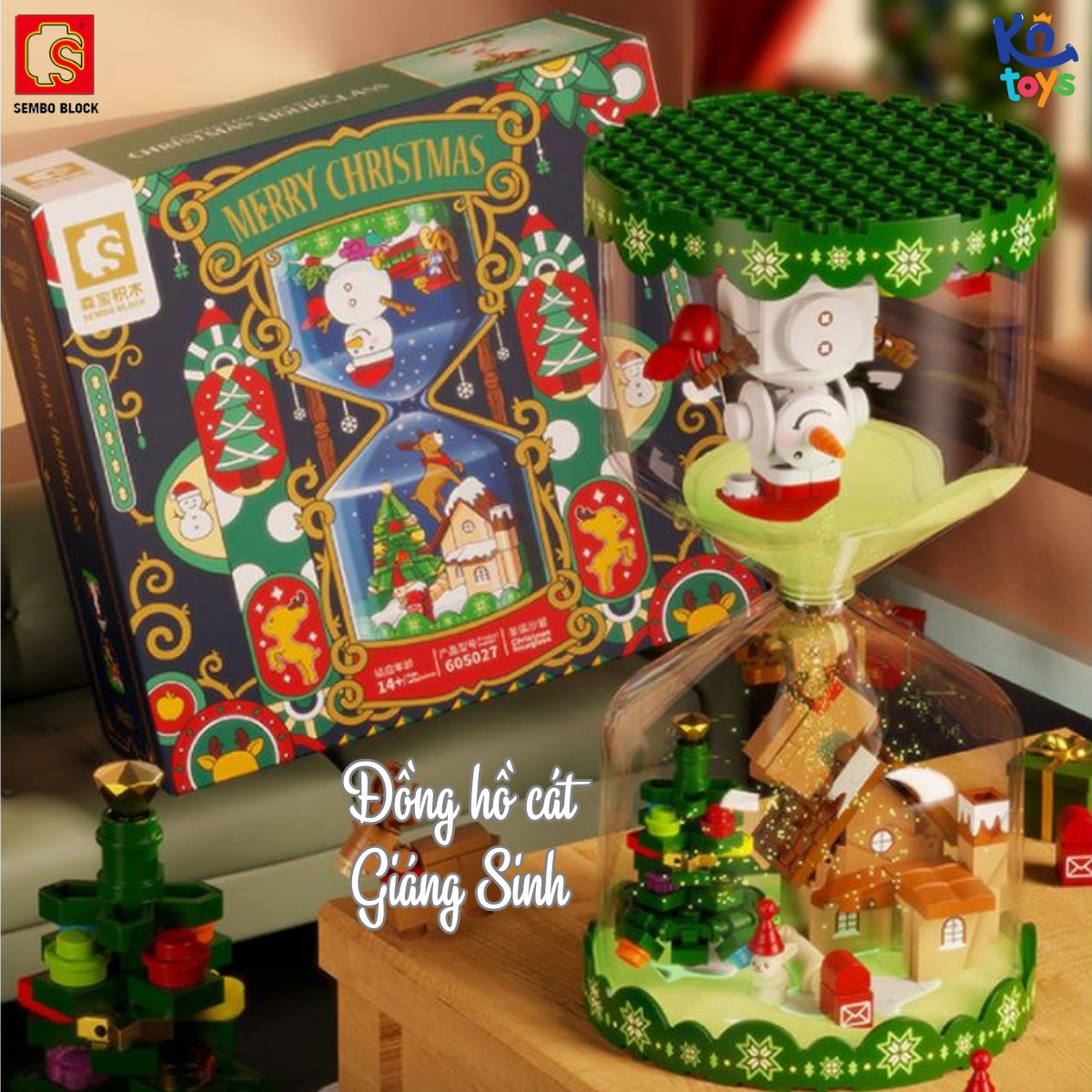 Đồ Chơi Lắp Ráp, Xếp Hình Noel SEMBO BLOCK Christmas Hourglass – Đồng ...