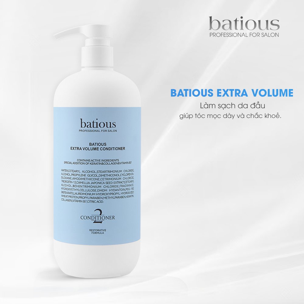 Dầu gội BATIOUS Extra Volume Phù hợp cho tóc Dầu, Giảm dầu nhờn Tăng ...