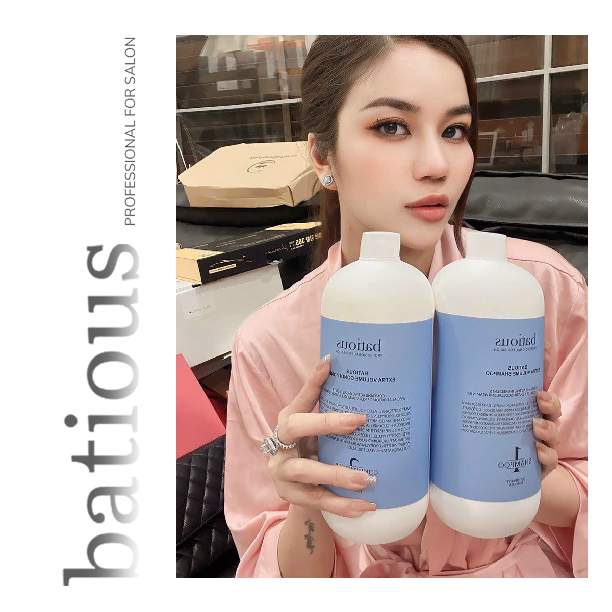 Dầu gội BATIOUS Extra Volume Phù hợp cho tóc Dầu, Giảm dầu nhờn Tăng ...