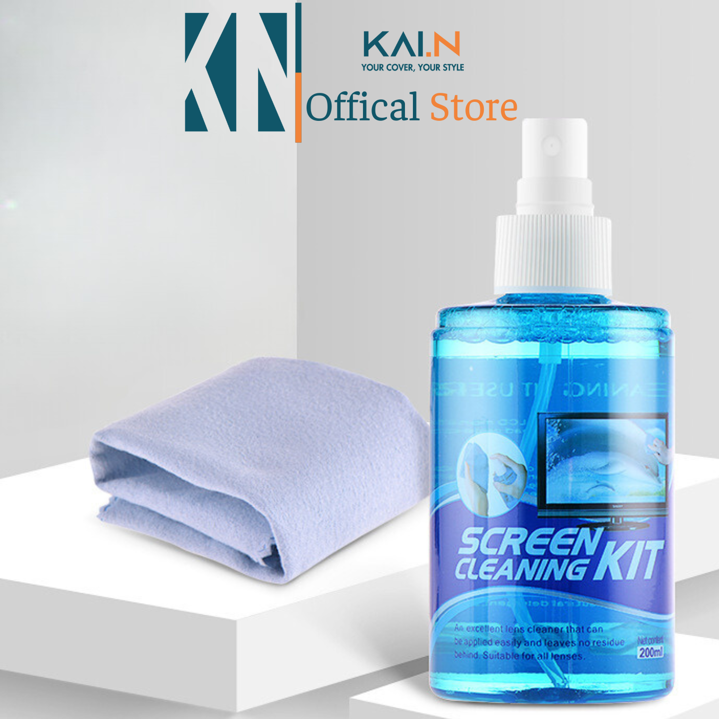 Dung dịch Vệ Sinh Màn Hình Macbook Kai.N Screen Cleaning Kit 200ml Kháng Khuẩn Điện Thoại / Máy ...