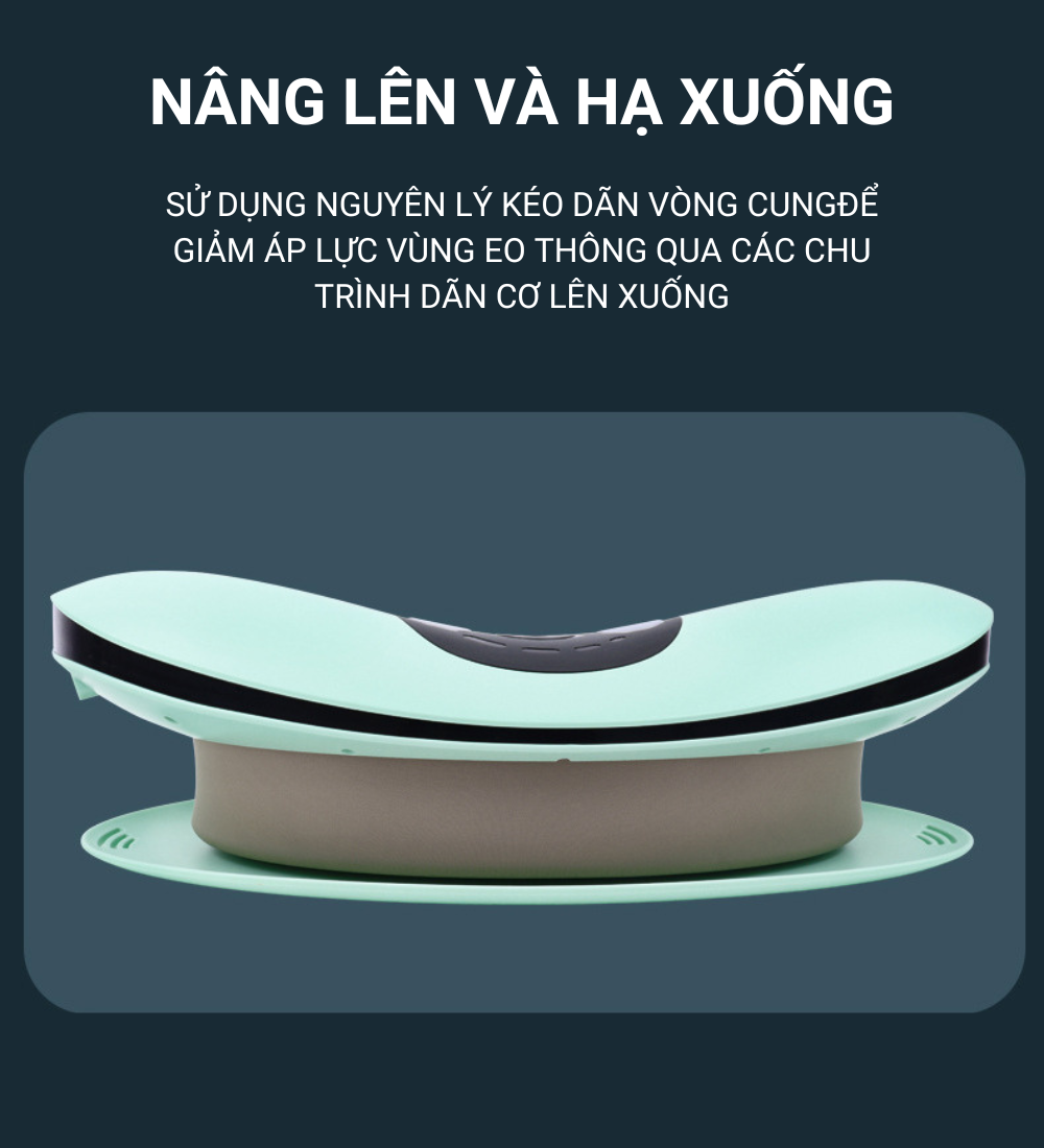 Máy Massage Lưng Thông Minh Massage Rung Kết Hợp Với Xung điện Ems Thư Giãn Vùng Lưng Và Eo