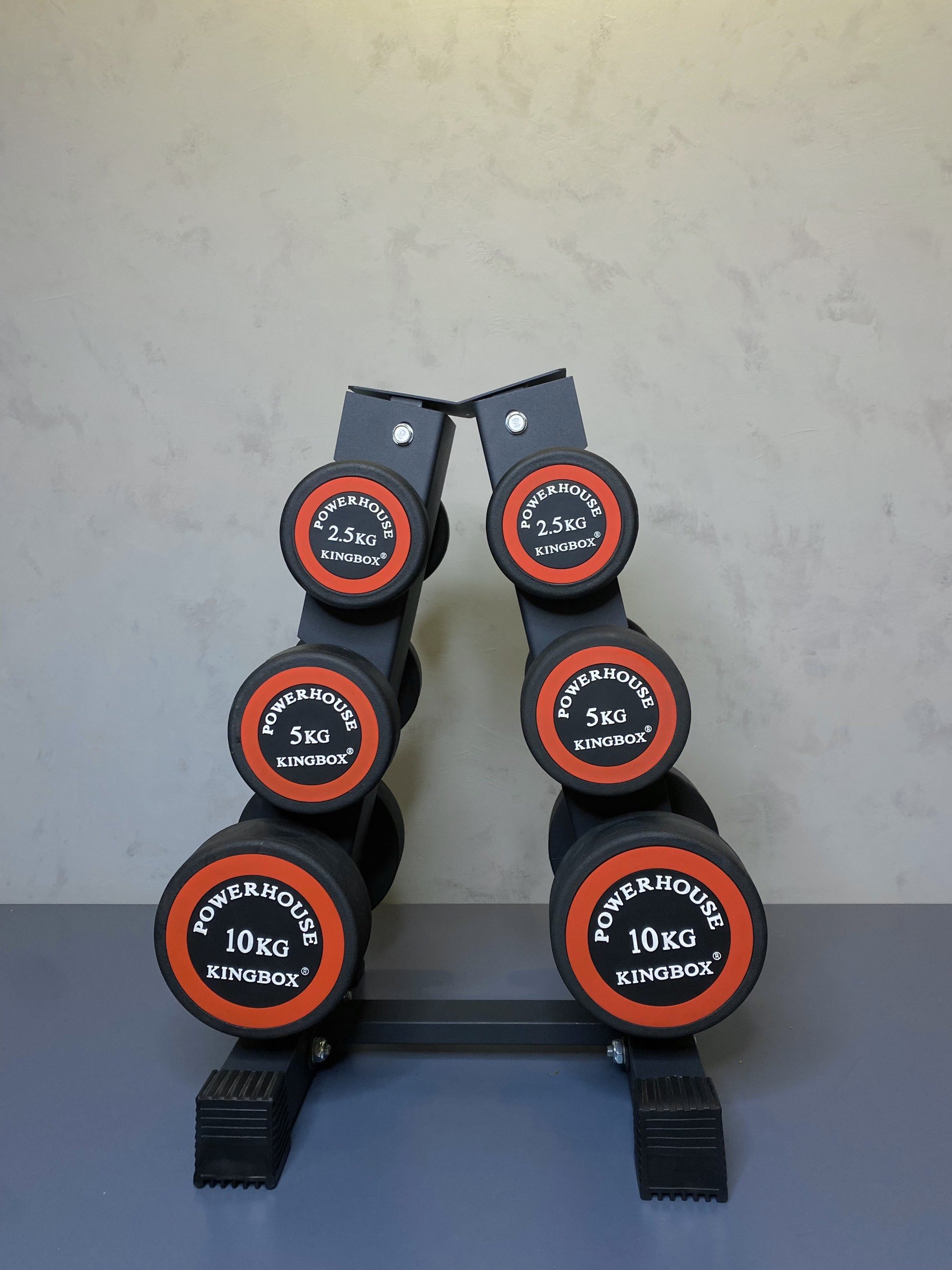 Tạ tay đơn Gang bọc cao su Kingbox loại 2.5kg, 5kg, 7.5kg, 10kg, 12.5kg - 1 Quả | Shopee Việt Nam