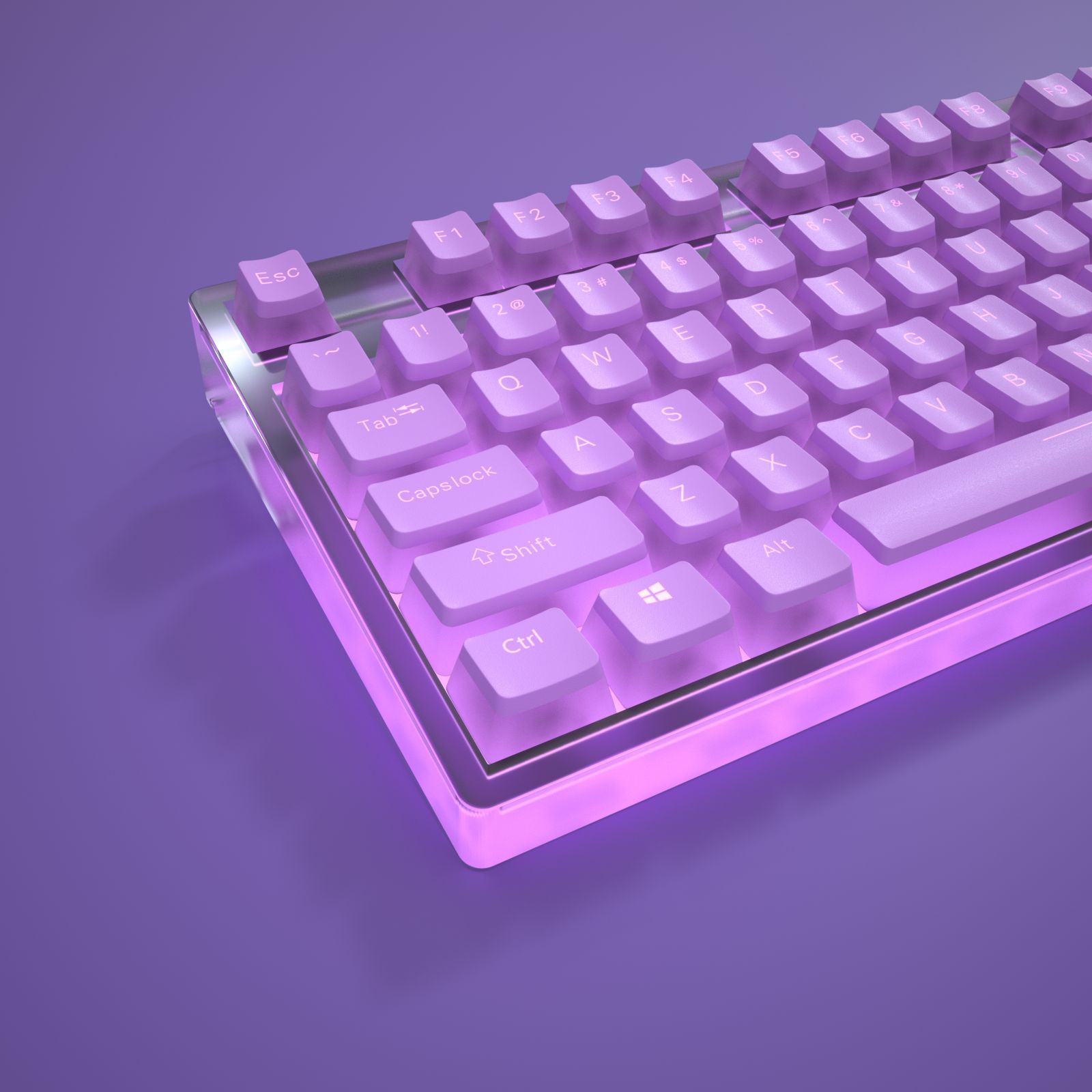 Bộ Keycap Pudding xuyên led, chất liệu PBT doubleshot nhiều màu ...