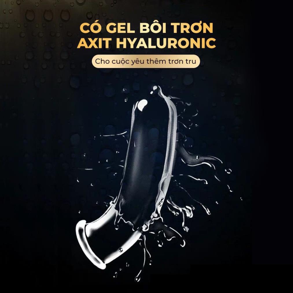 Bao cao su 001, Combo 2 hộp 20c, bcs siêu mỏng, gân gai, kéo dài thời ...