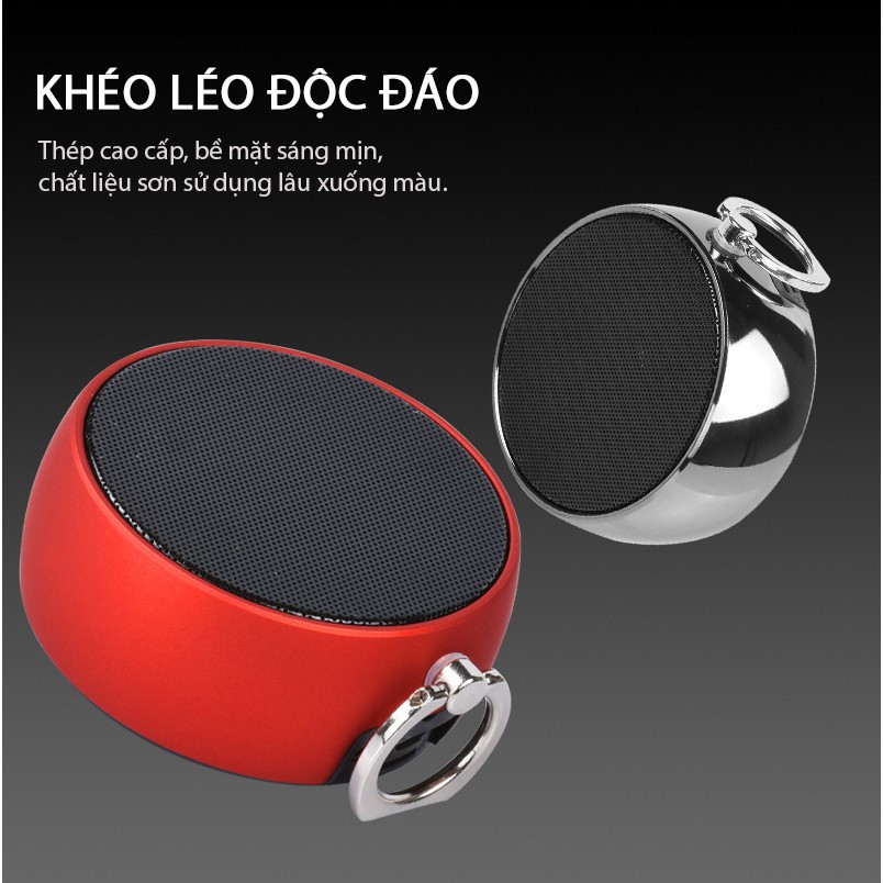 Loa bluetooth mini không dây cầm tay BS01 âm bass cực hay khe cắm thẻ ...