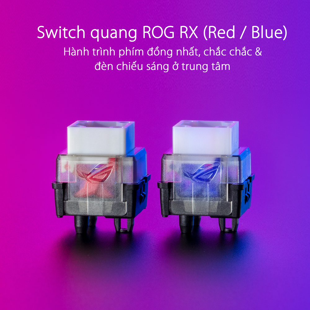 Bàn phím quang cơ gaming ASUS ROG STRIX SCOPE, ROG RX Switch độc quyền ...