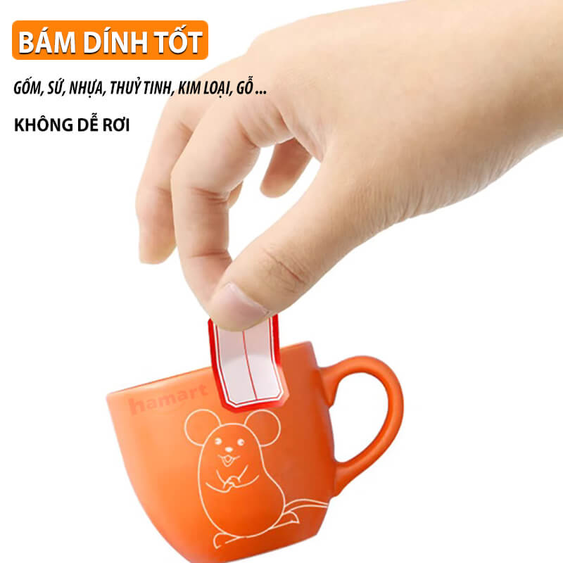 Tem Nhãn Tên Sticker Dán Tự Dính Tiện Dụng Đánh Dấu Chai Lọ Mỹ Phẩm Hũ ...