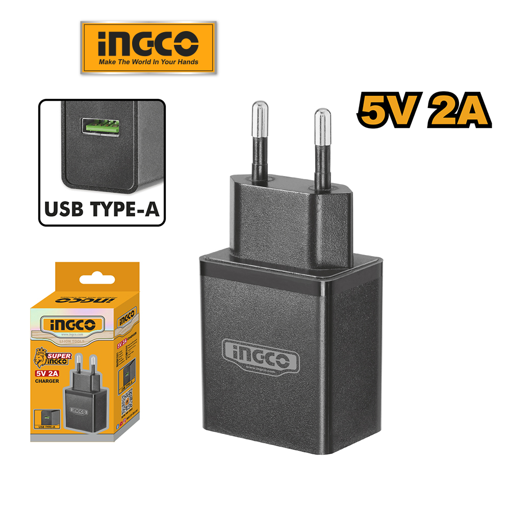 Củ Sạc điện thoại INGCO, type-A sang type-C INGCO FCLI120502 5V 2A ...