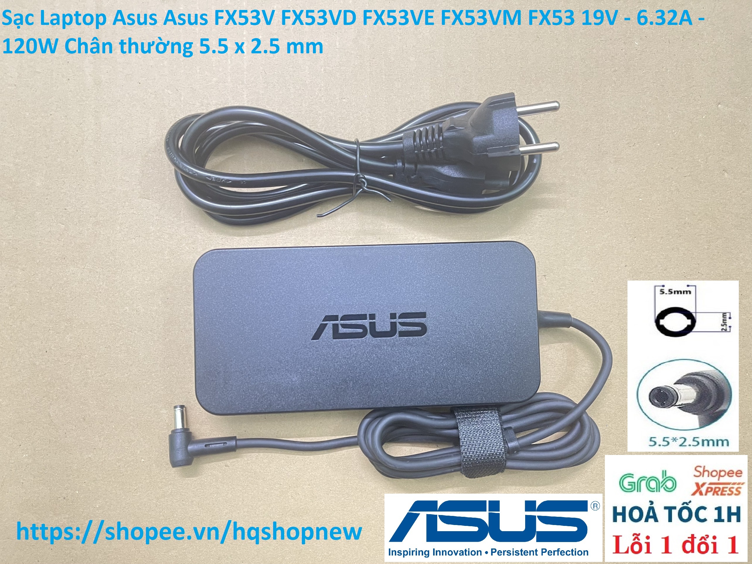 ⚡️ Sạc Laptop Asus Asus FX53V FX53VD FX53VE FX53VM FX53 19V - 6.32A ...