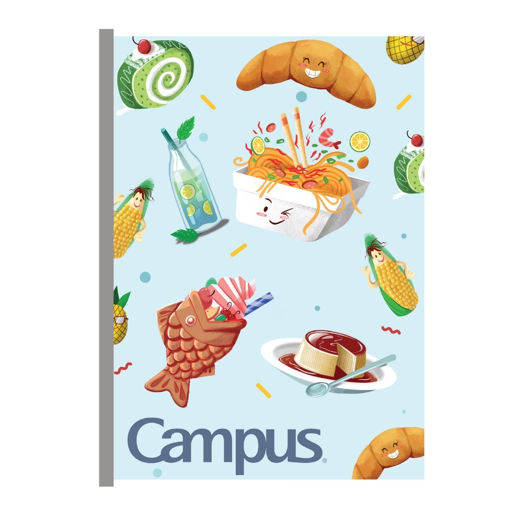 Vở kẻ ngang B5 Campus BFOD 120 trang mẫu mới BFO2-120 / Bfod120 ...