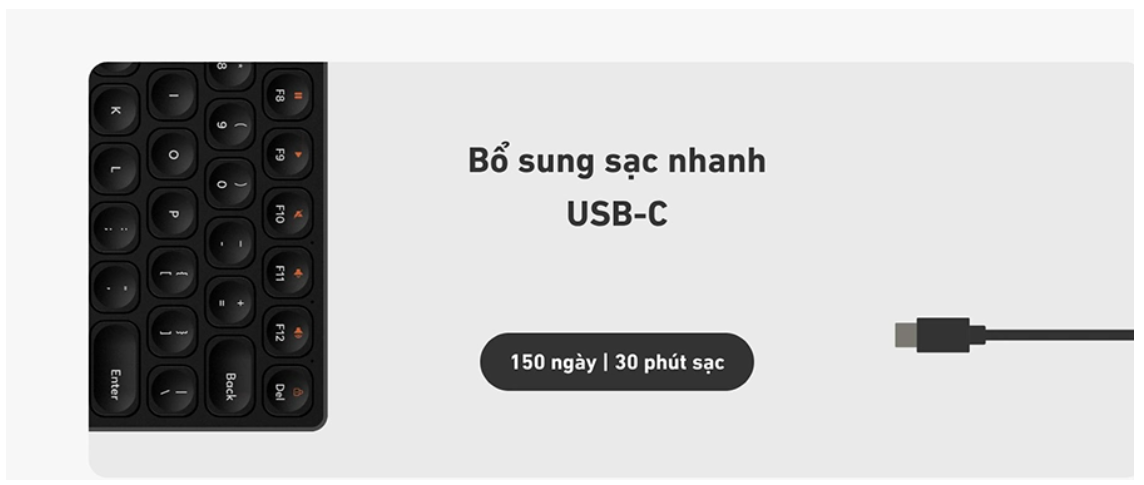 Bàn Phím Không Dây HyperWork HyperOne Gen 2 ( Hyperwork KB1 Gen 2 ...