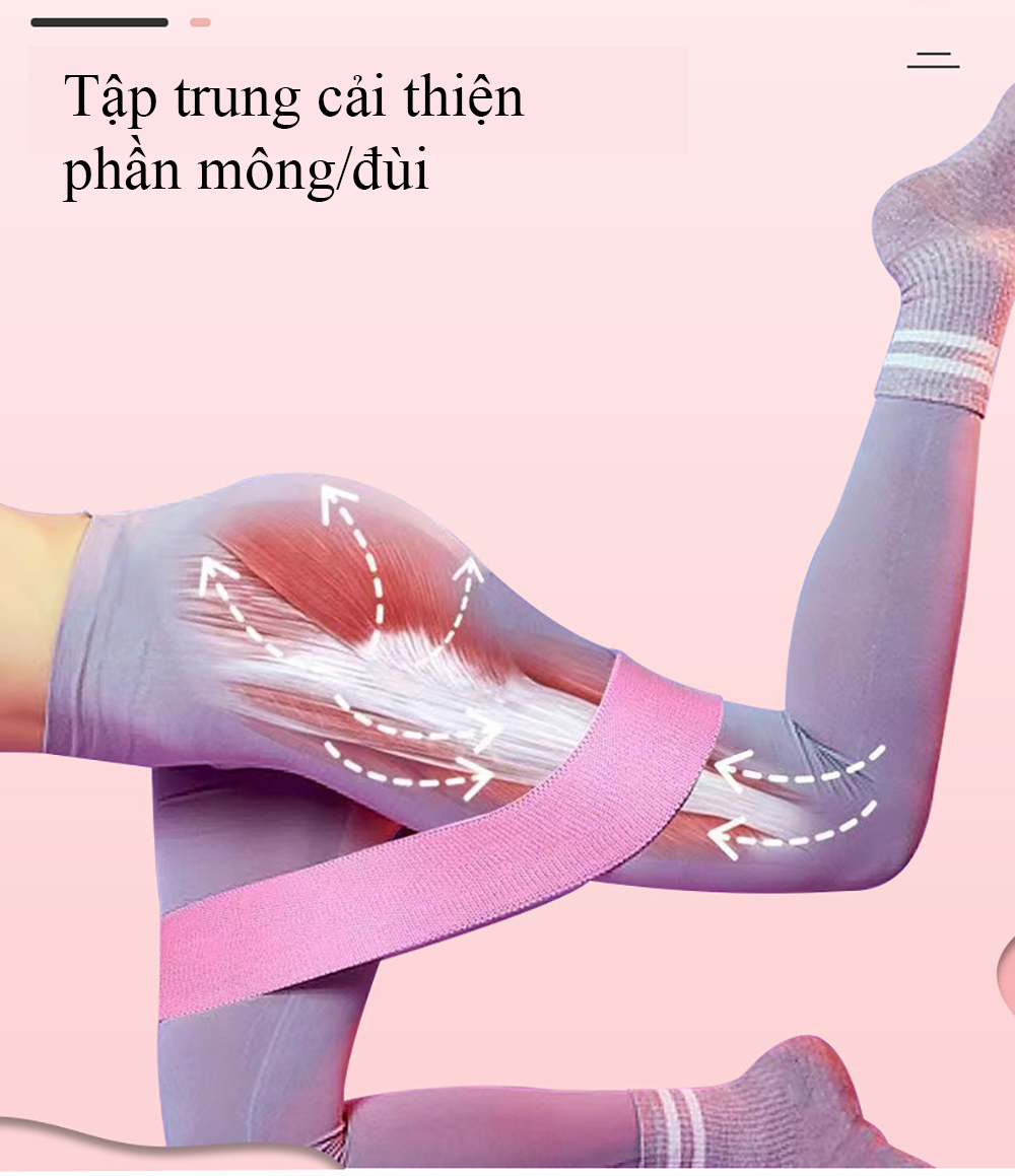 Dây Kháng Lực Tập Gym, Dây Squat Tập Đùi Mông MiniBand Sportslink ...