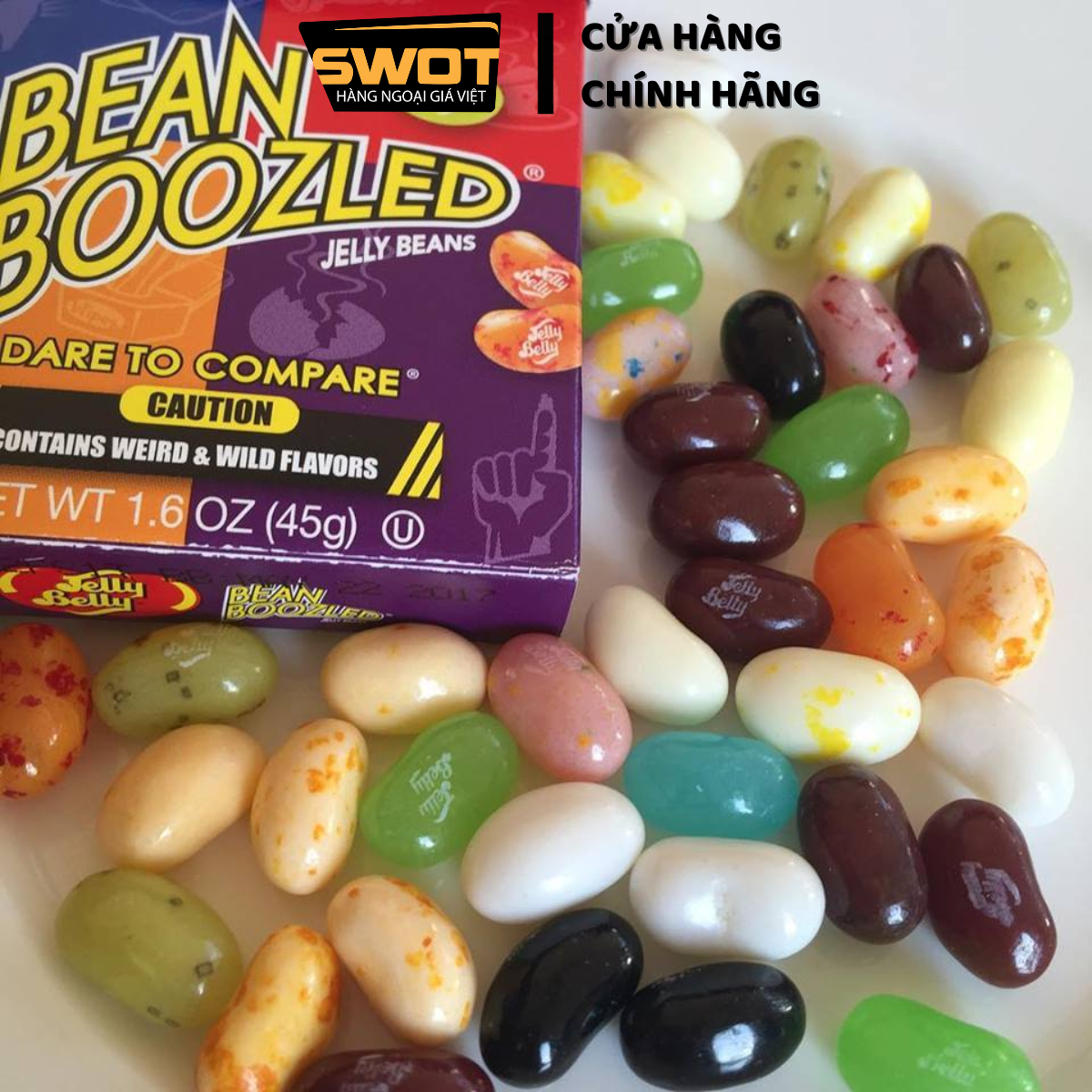 Kẹo thúi Mỹ Bean Boozled vòng xoay 99g, Kẹo thối Mỹ độc đáo, nguyên ...