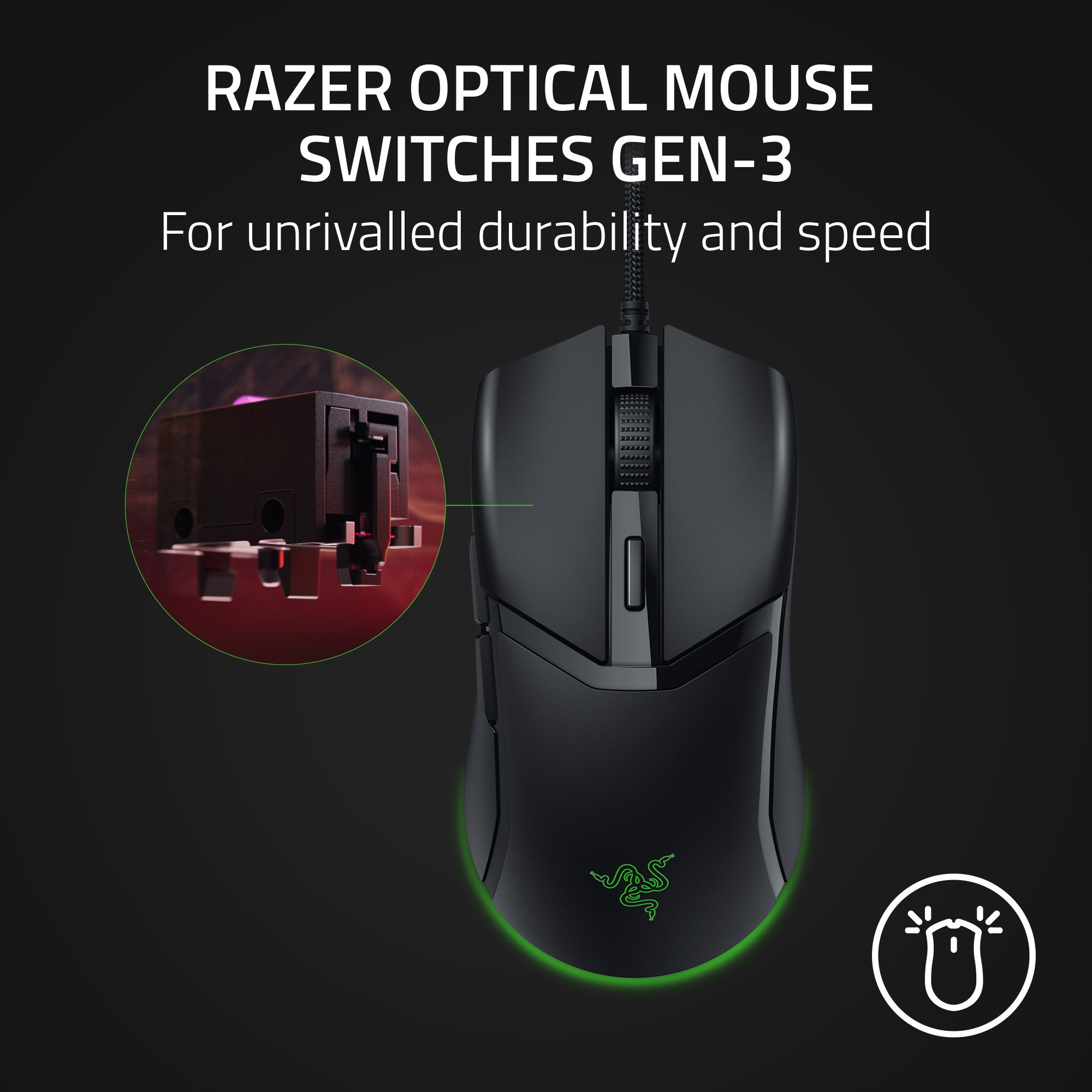 Chuột Gaming Razer Cobra | Dây Cáp Speedflex | 8500 DPI | Switch Gen-3 ...
