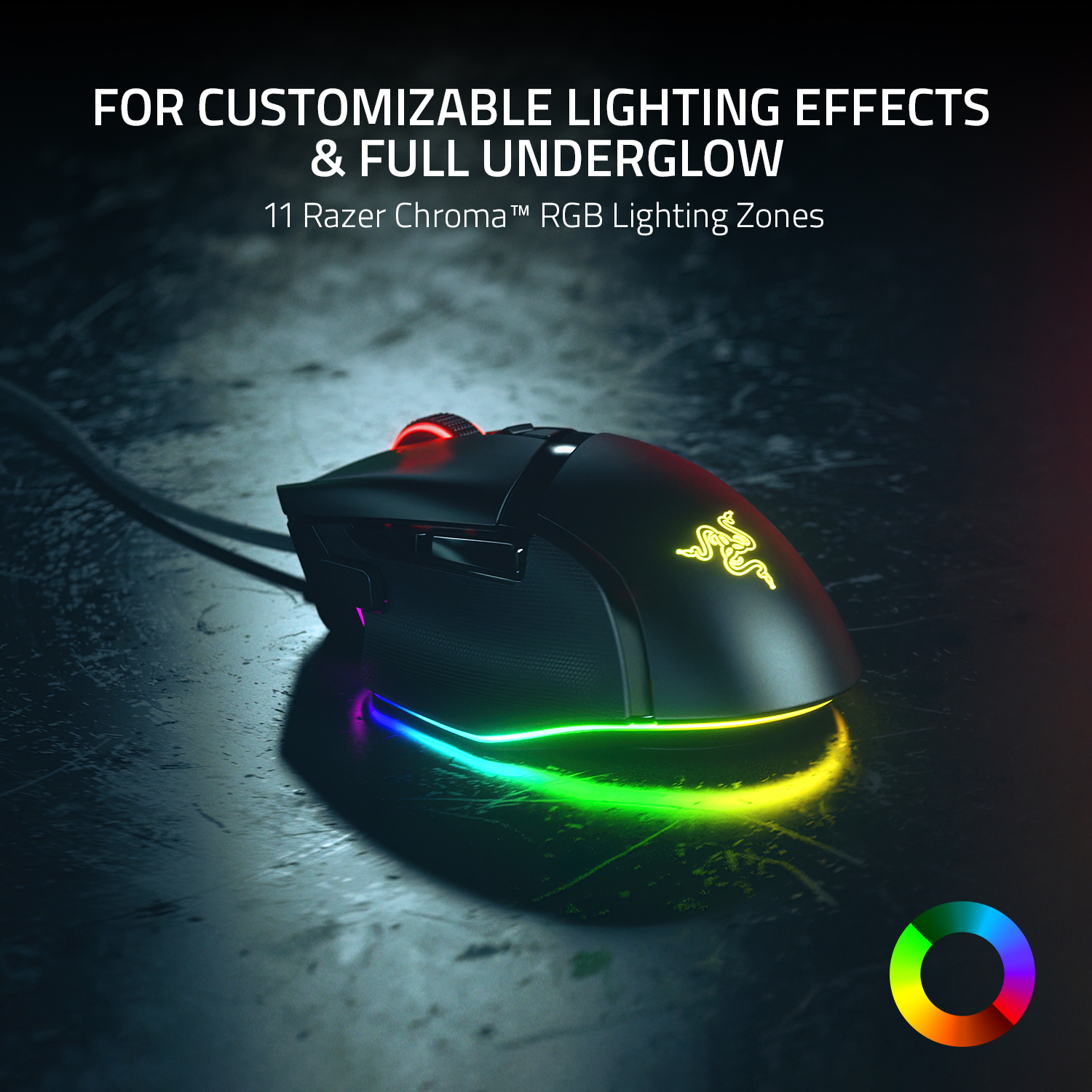 Chuột Gaming Razer Basilisk V3 Dây | Cáp Razer ™ Speedflex | 26000 DPI ...