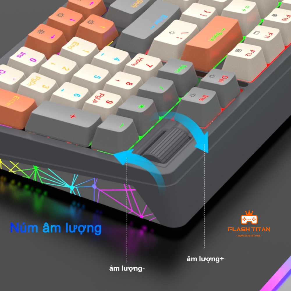 Bàn Phím Máy Tính Gaming K85 Có Dây - Đèn nền nhiều màu - Sử dụng cho ...