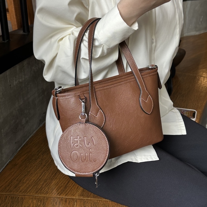 [ Tặng Kèm Túi Tròn Mini ] Kazumi かずみ Design Bag - Túi Thiết Kế Da Thật ...