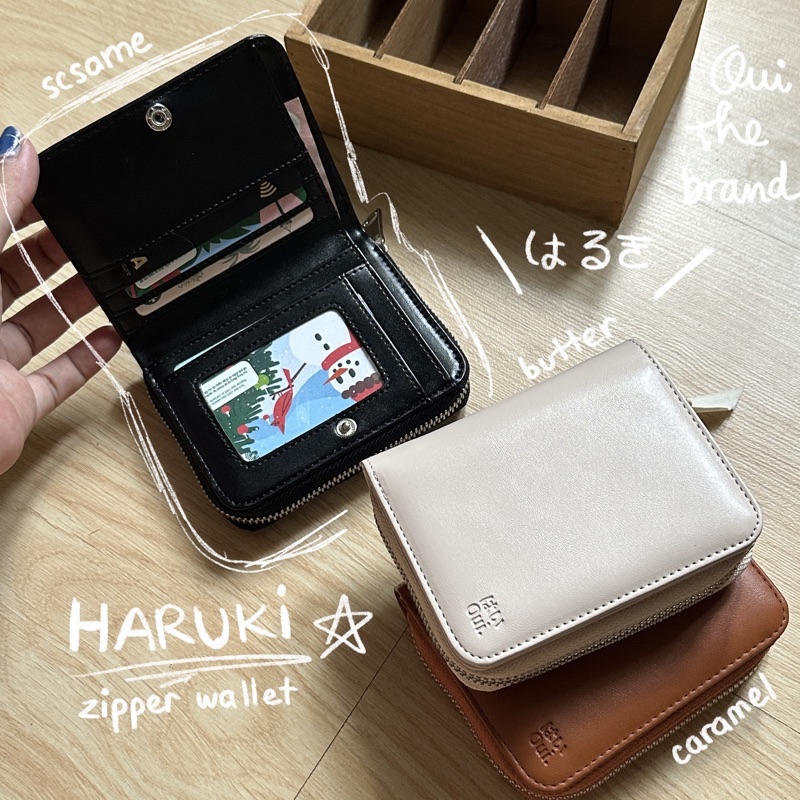 Haruki はるき Zipper Wallet - Ví Dây Kéo Lớn Dạng 2 Ngăn Haruki ...