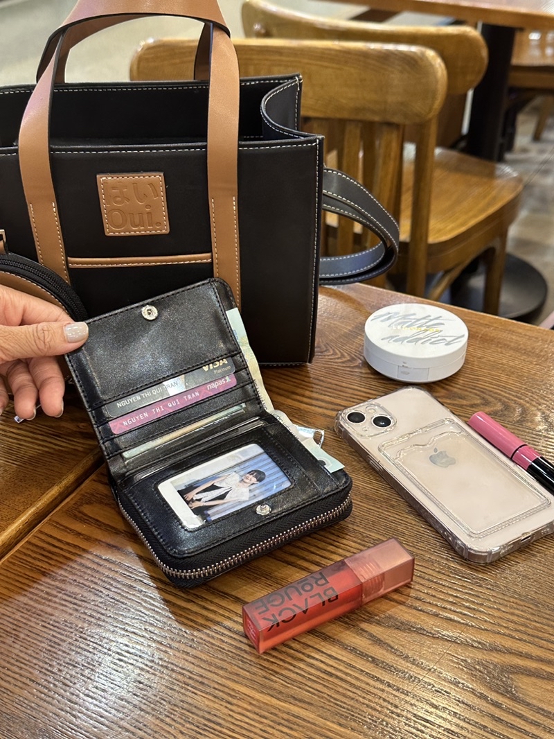 Haruki はるき Zipper Wallet - Ví Dây Kéo Lớn Dạng 2 Ngăn Haruki ...