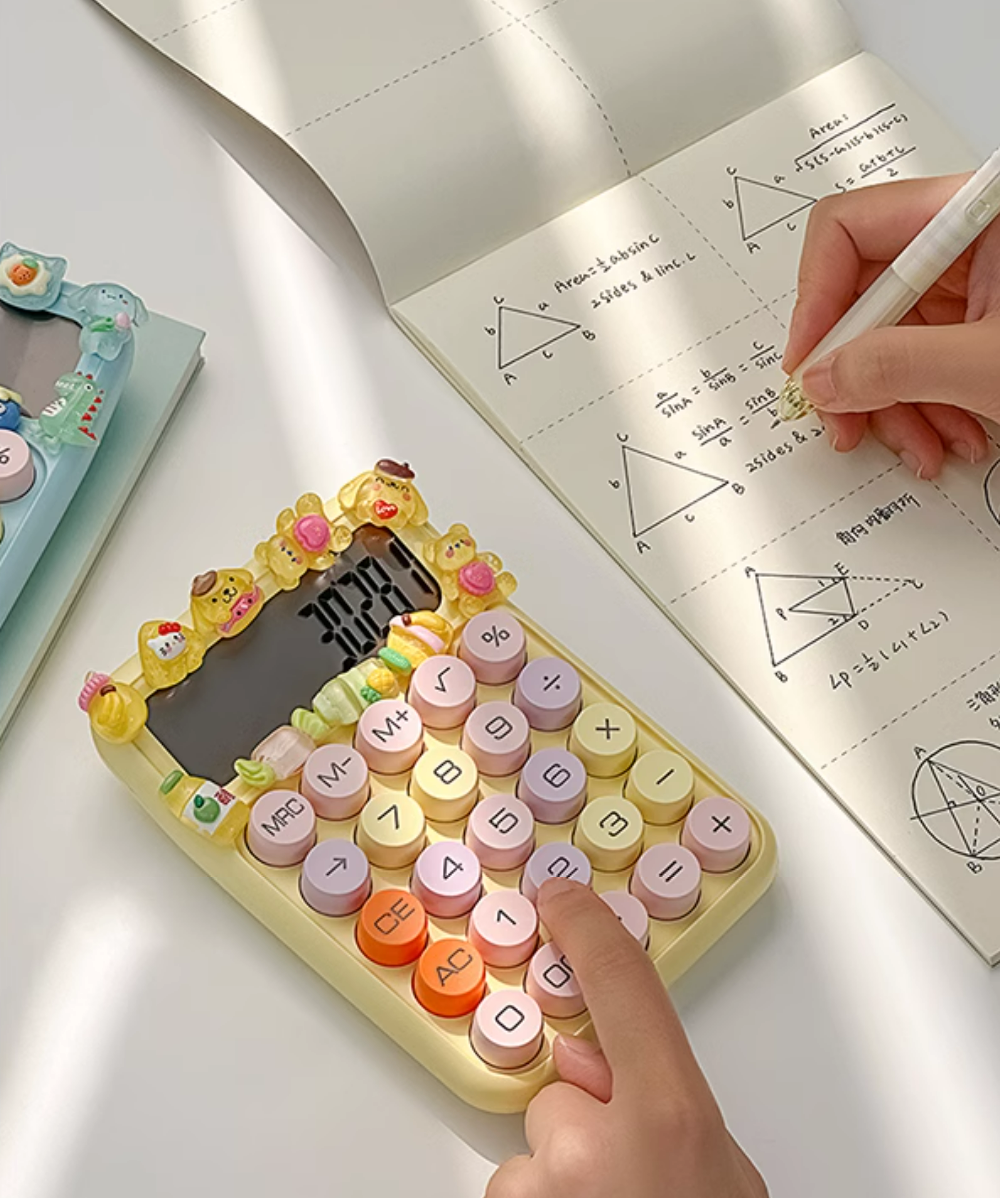 Máy tính màu cầu vồng bàn phím linh hoạt dễ thương dành cho sinh viên ...