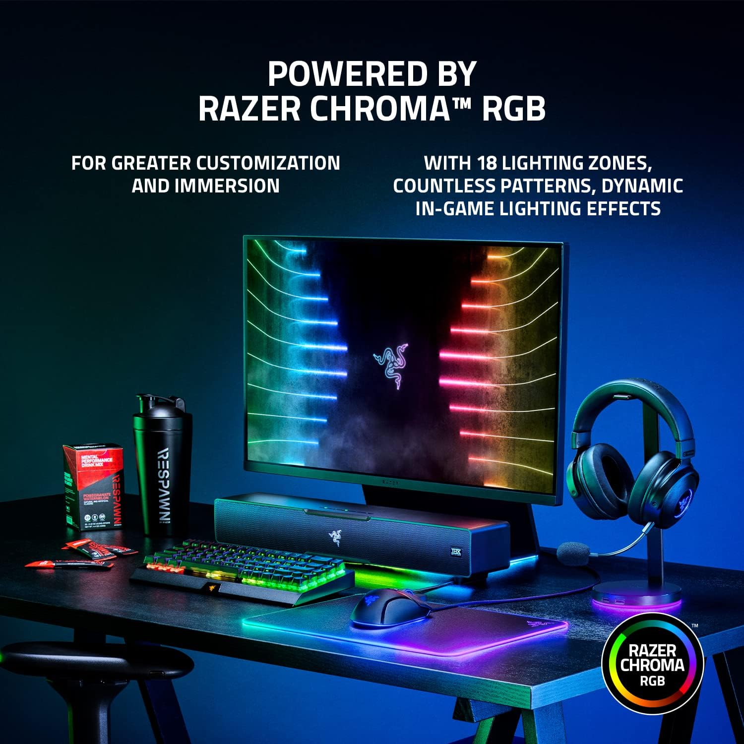 Loa Razer Leviathan V2 | PC Gaming Soundbar with Subwoofer (Loa Gaming ...