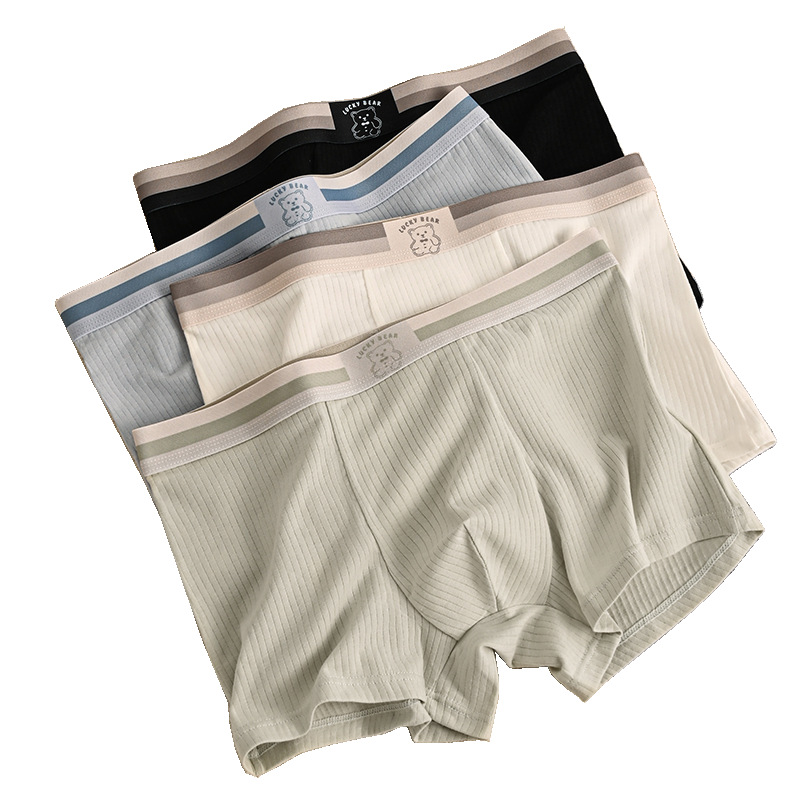 Sét 4 quần sịp đùi nam boxer quần xì cotton sợi tre ship nam co dãn ...