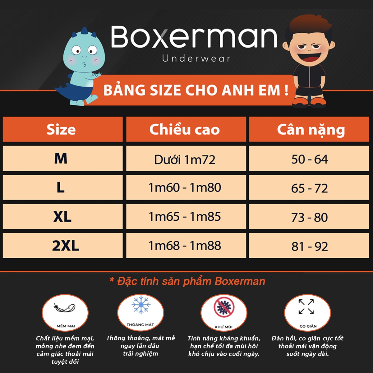 Quần sịp boxer nam PROLINES cao cấp lụa băng phối màu BOXERMAN | Shopee Việt Nam