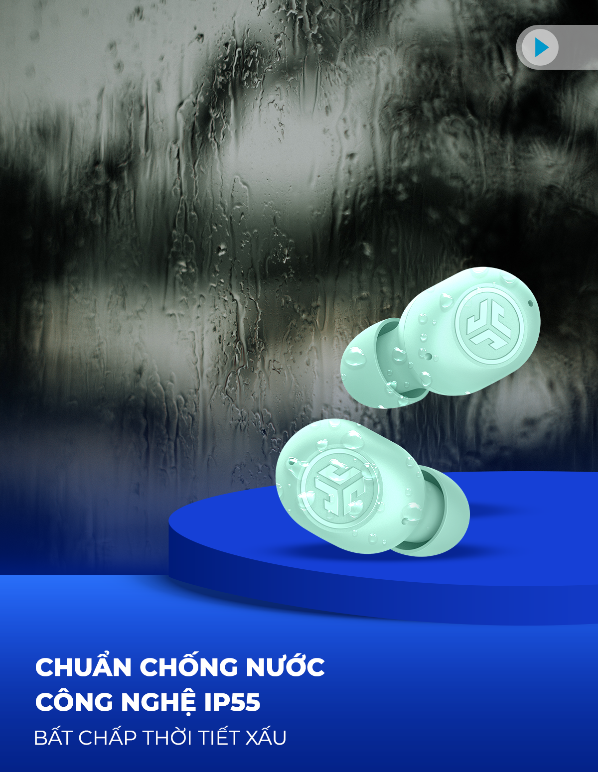 Tai nghe Bluetooth TWS Jlab Jbuds Mini nhỏ gọn bass mạnh nghe 20H kết ...
