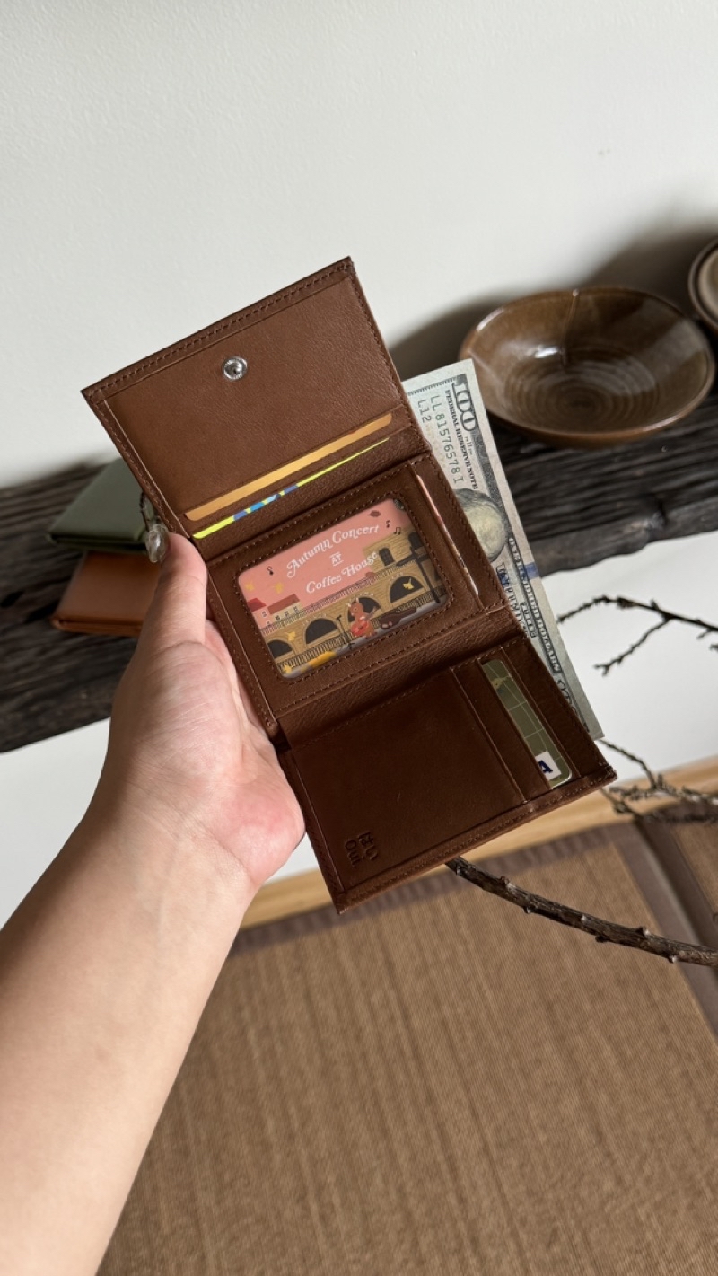 Nobu のぶ Mini Trifold Wallet - Ví Mini Gập Ba Nobu ( OUI THEBRAND ...