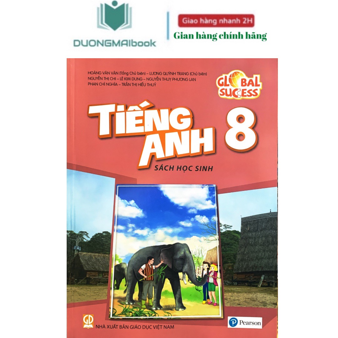 Sách Tiếng Anh 8 -Global Success - bán kèm 2 vở kẻ ngang 200 trang | Shopee Việt Nam