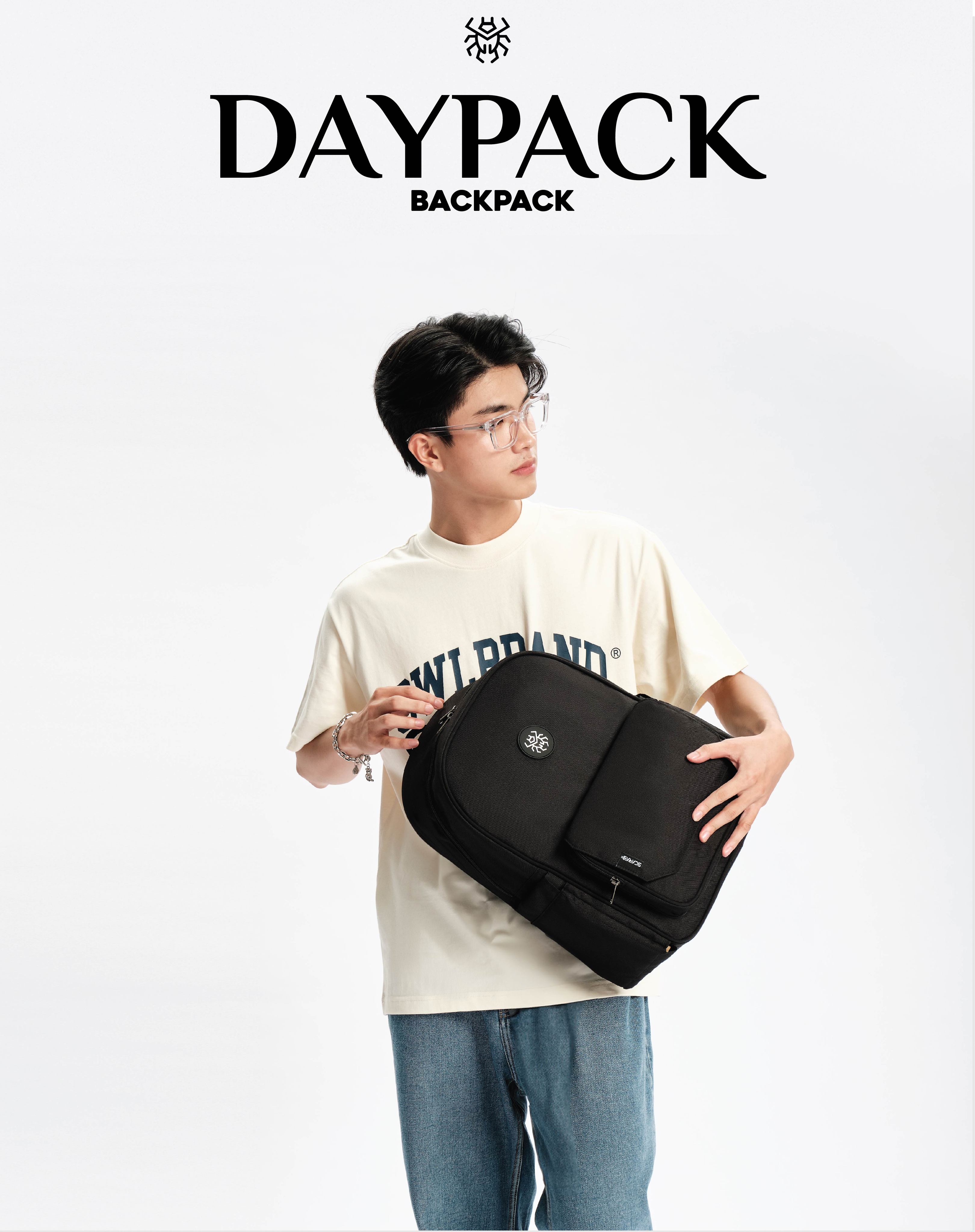 Balo Đi Học Nam Nữ SCARAB DAYPACK BACKPACK Form Chắc Chắn Dày Dặn Đựng ...