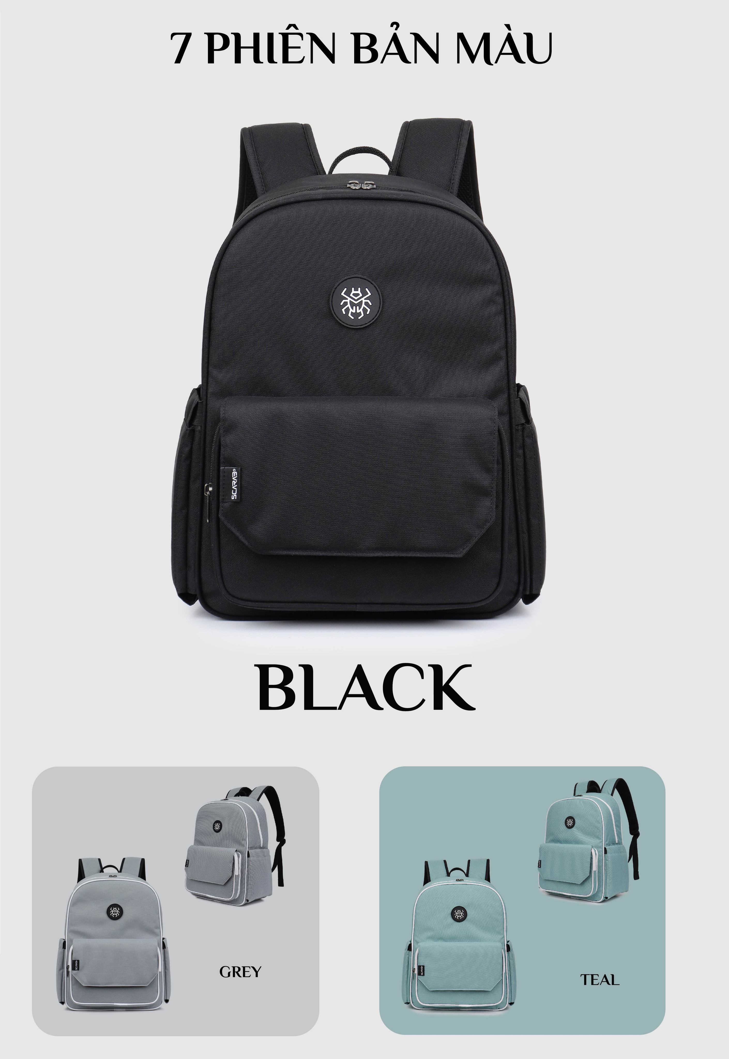 Balo Đi Học Nam Nữ SCARAB DAYPACK BACKPACK Form Chắc Chắn Dày Dặn Đựng ...