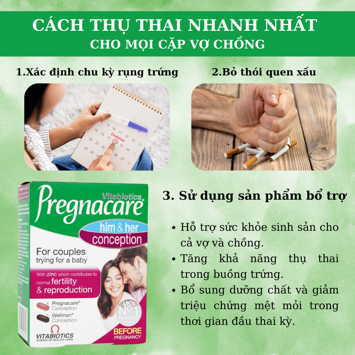 Combo tăng khả năng thụ thai 2 món Hàu Oyster Plus ZinC + Pregnacare ...