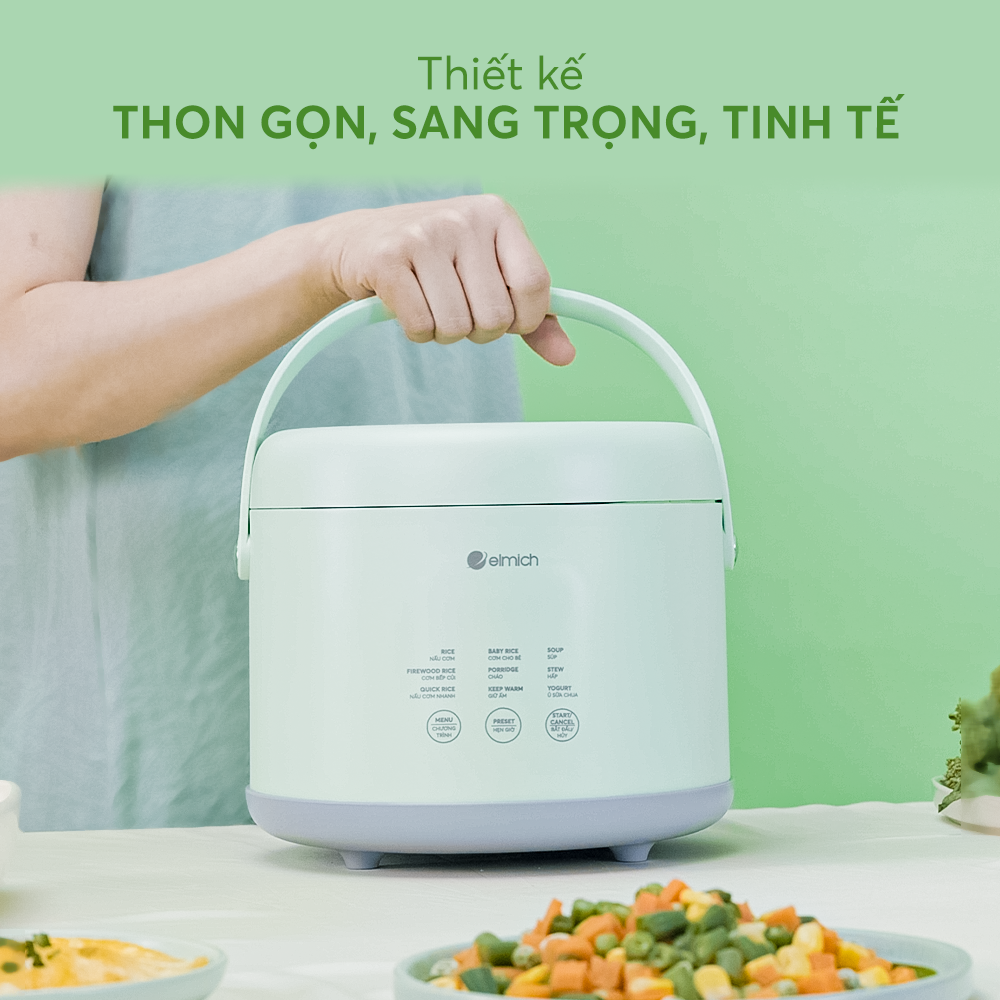 Nồi cơm điện tử Elmich 0.8L RCE-3915 | Shopee Việt Nam
