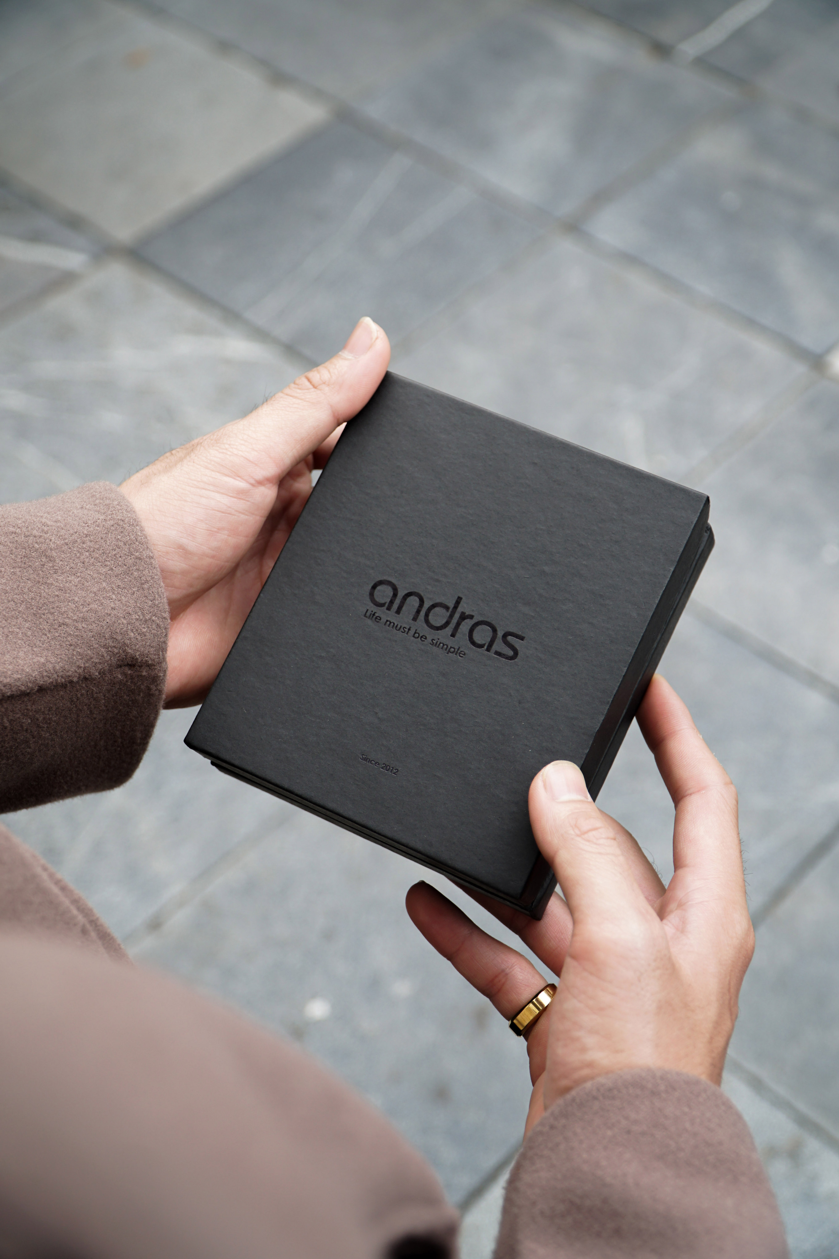 [Có Khắc Tên] Ví nam da thật Saffiano gập đôi mini nhỏ gọn cao cấp ...